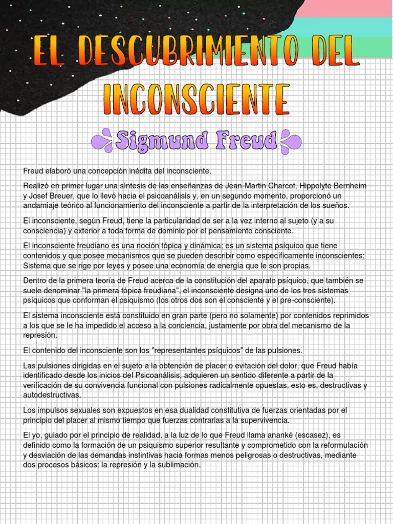 El Inconsiente | PDF | Mente inconsciente | Psicoanálisis