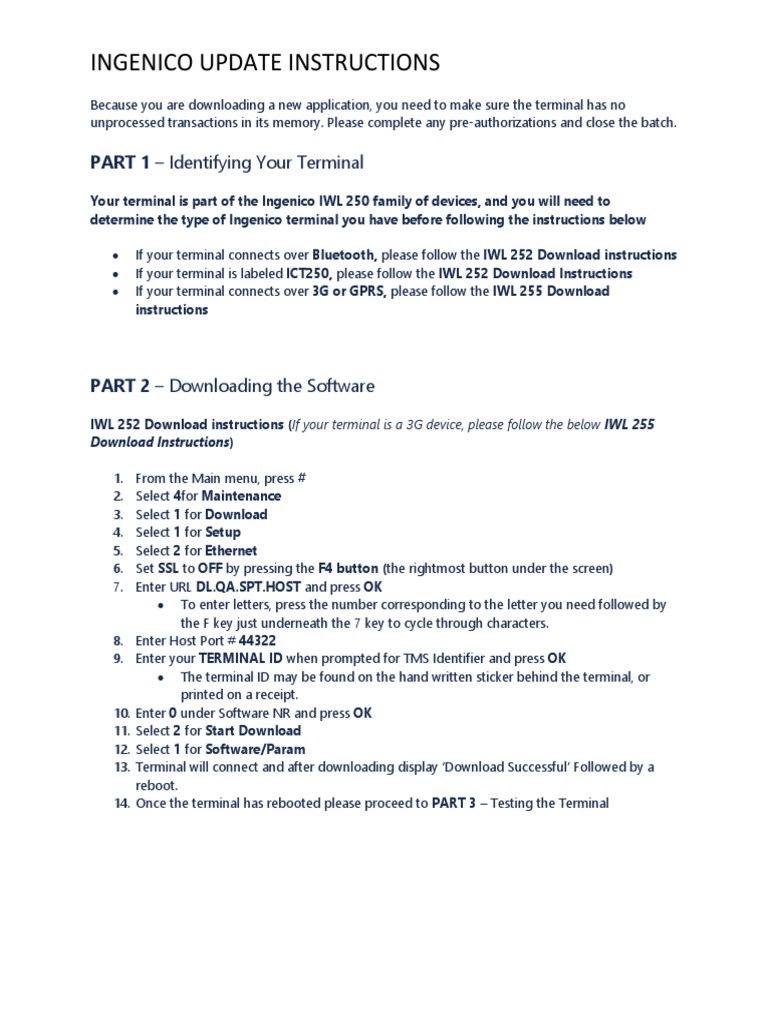 Ingenico Downloads Canada en 09-15-2020 | PDF | Computer Architecture ...