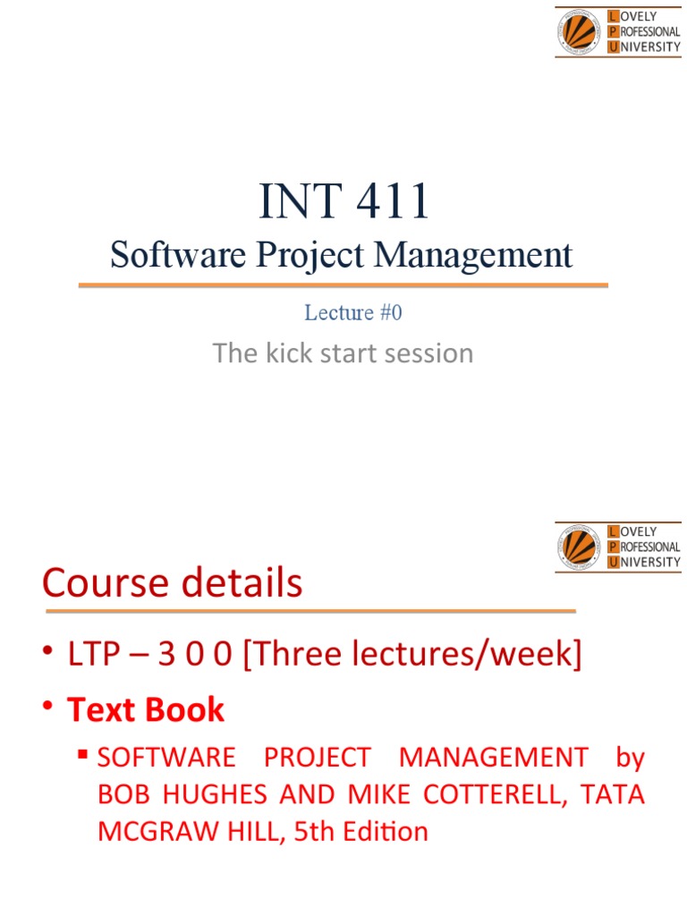 Software Project Management: The Kick Start Session | PDF | Project ...