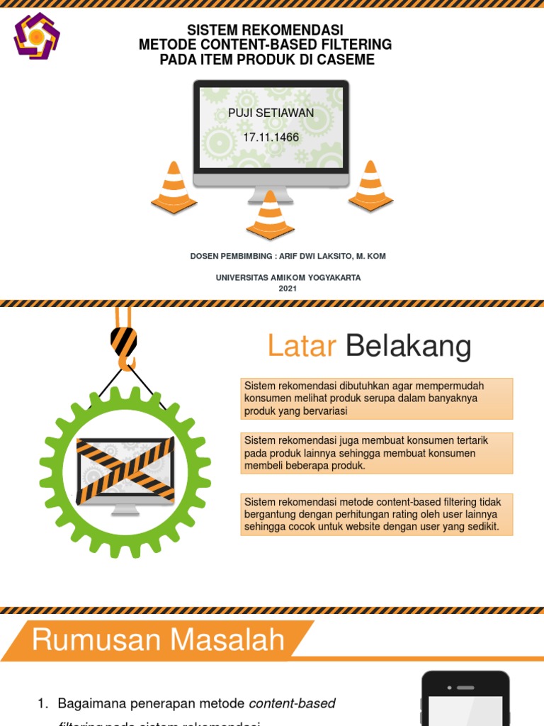Sistem Rekomendasi Metode Content-Based Filtering Pada Item Produk Di ...