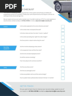 CCTV Maintenance Checklist | PDF