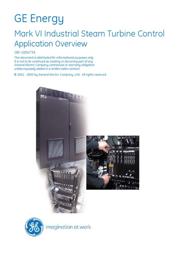 GE Energy: Mark VI Industrial Steam Turbine Control | PDF | Control ...