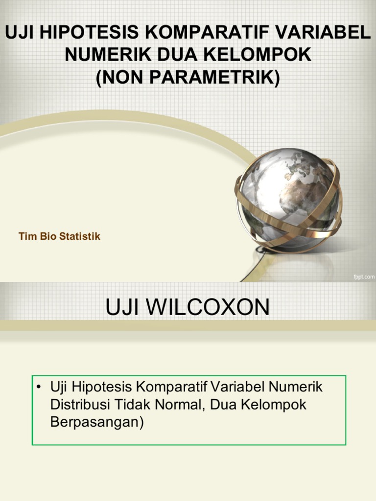 Kul 10 - Uji Non Parametrik (Uji Wilcoxon Dan Mann Whitney) | PDF Kul 10 - Uji Non Parametrik (Uji Wilcoxon Dan Mann Whitney) | PDF