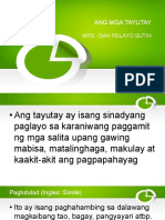 Uri NG Tayutay | PDF