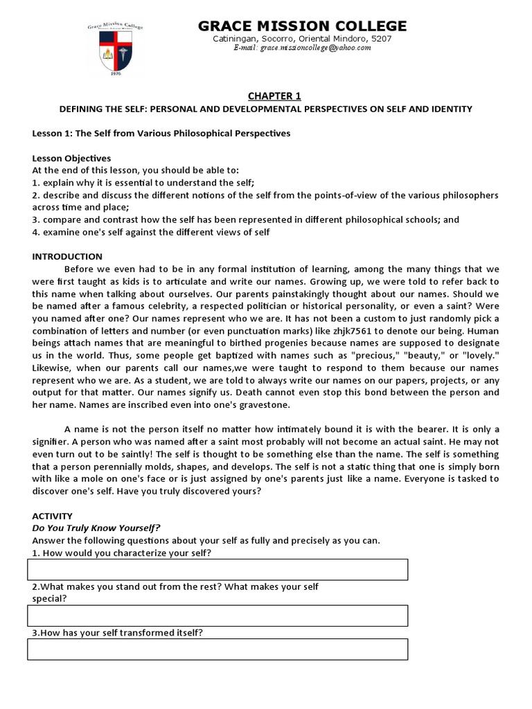 Exploring Self and Identity in Philosophy | PDF | Empiricism | Soul