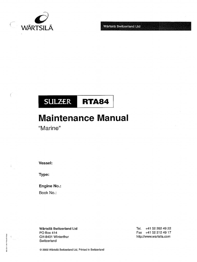 Maintain T Manual | PDF
