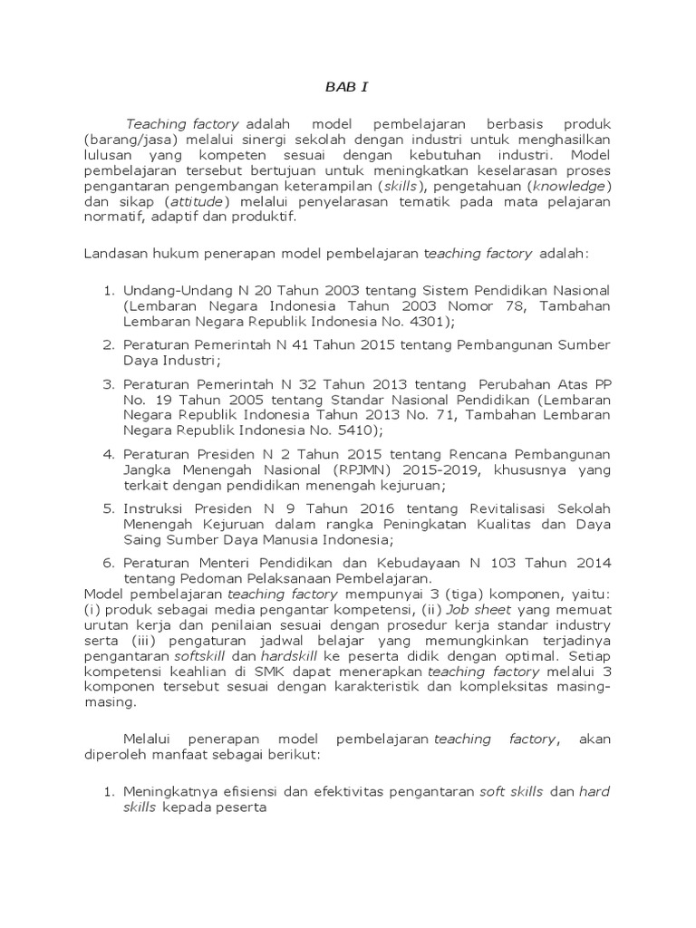 Proposal Tefa Tkro | PDF