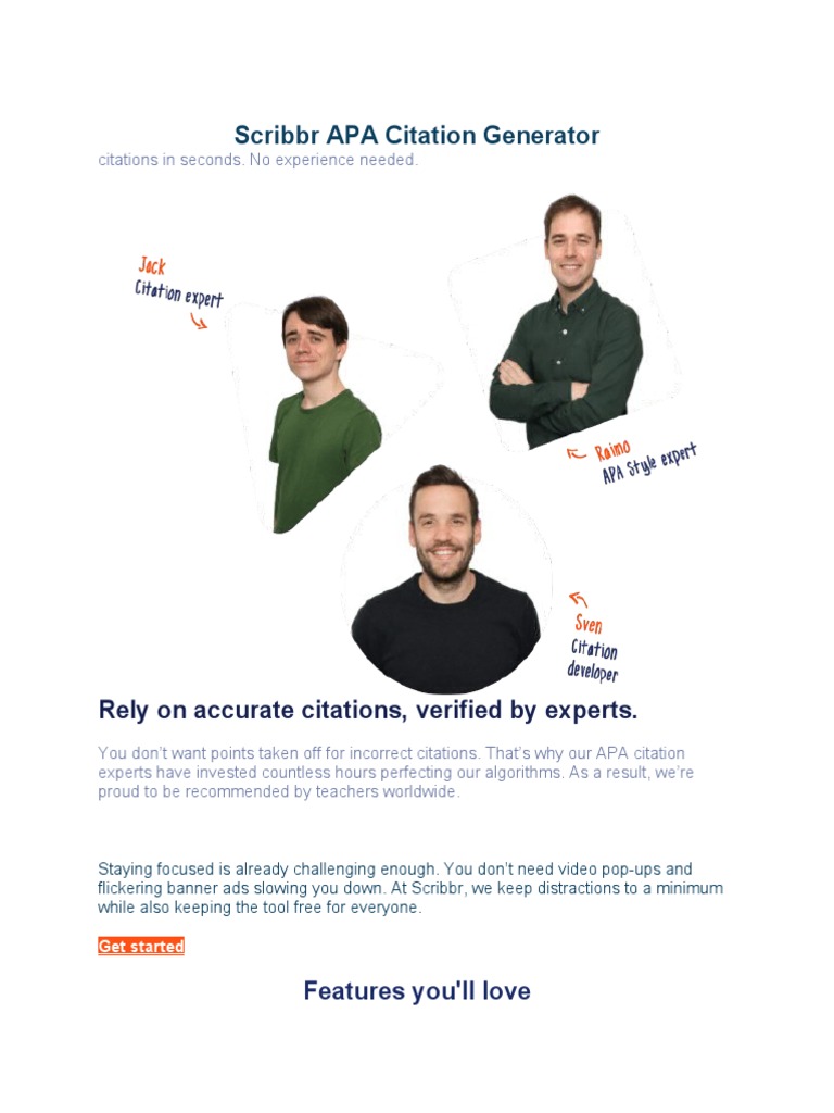 Scribbr APA Citation Generator: Rely On Accurate Citations, Verified by ...