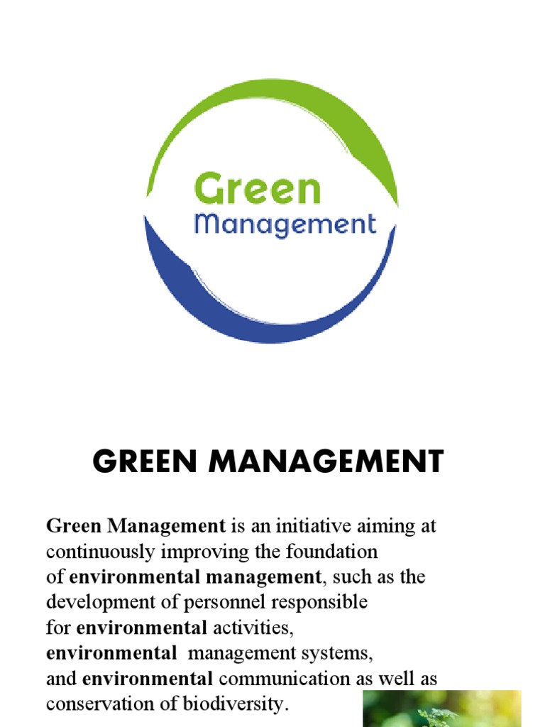 Green Management | PDF
