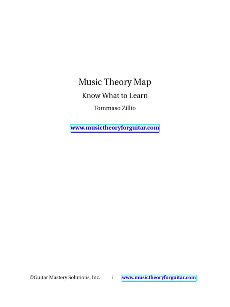 Music Theory Map Instructions | PDF | Guitars | Music Theory