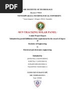 Sun Tracking Solar Panel Using Arduino | PDF