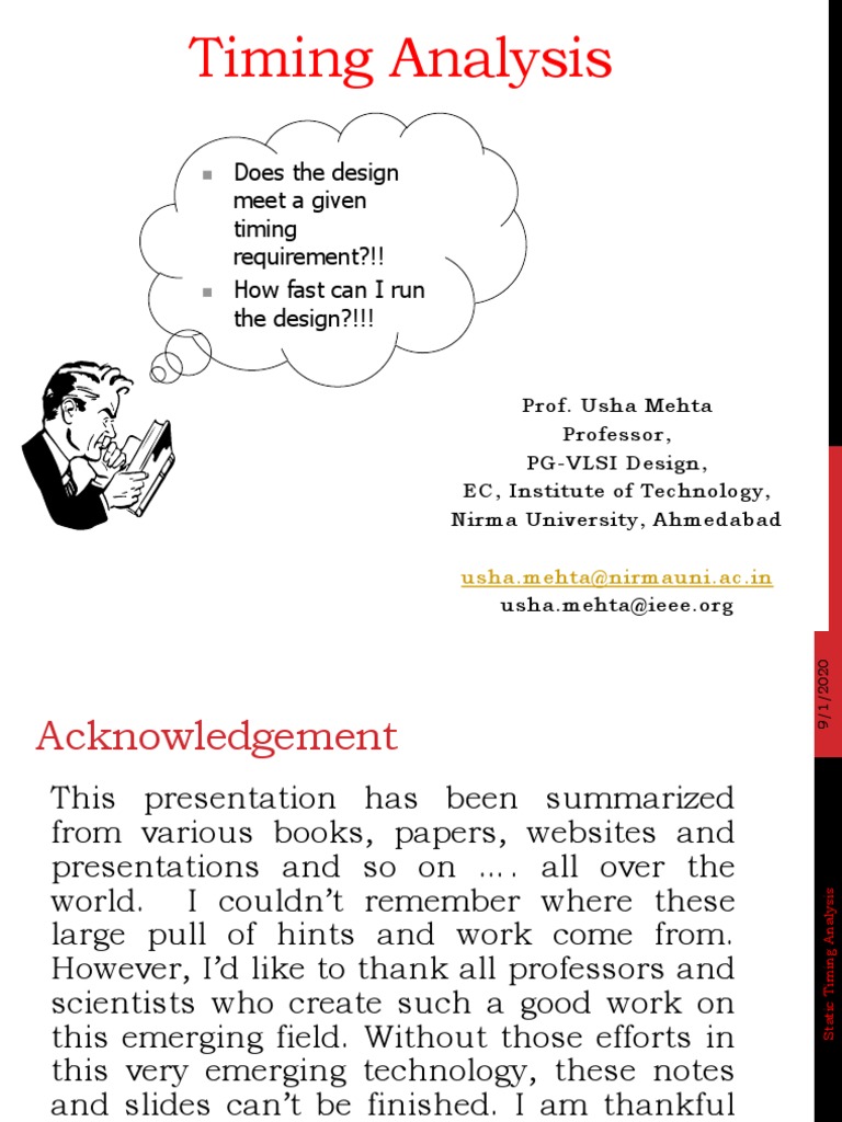 2020 12 Concept of Timing Analysis | PDF | Logic Gate | Electronic Circuits