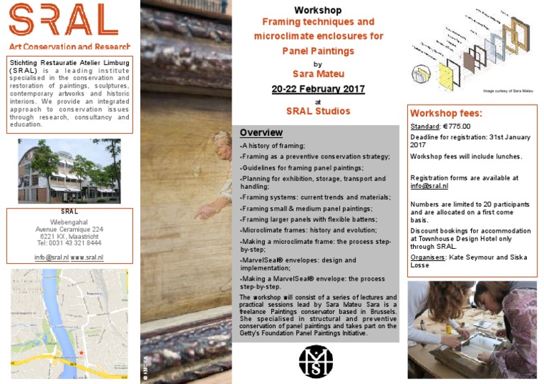 Workshop Framing Techniques and Microclimate Enclosures For Panel ...