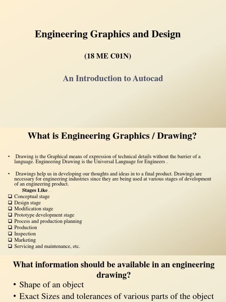 Introduction To Autocad | PDF | Technical Drawing | Auto Cad