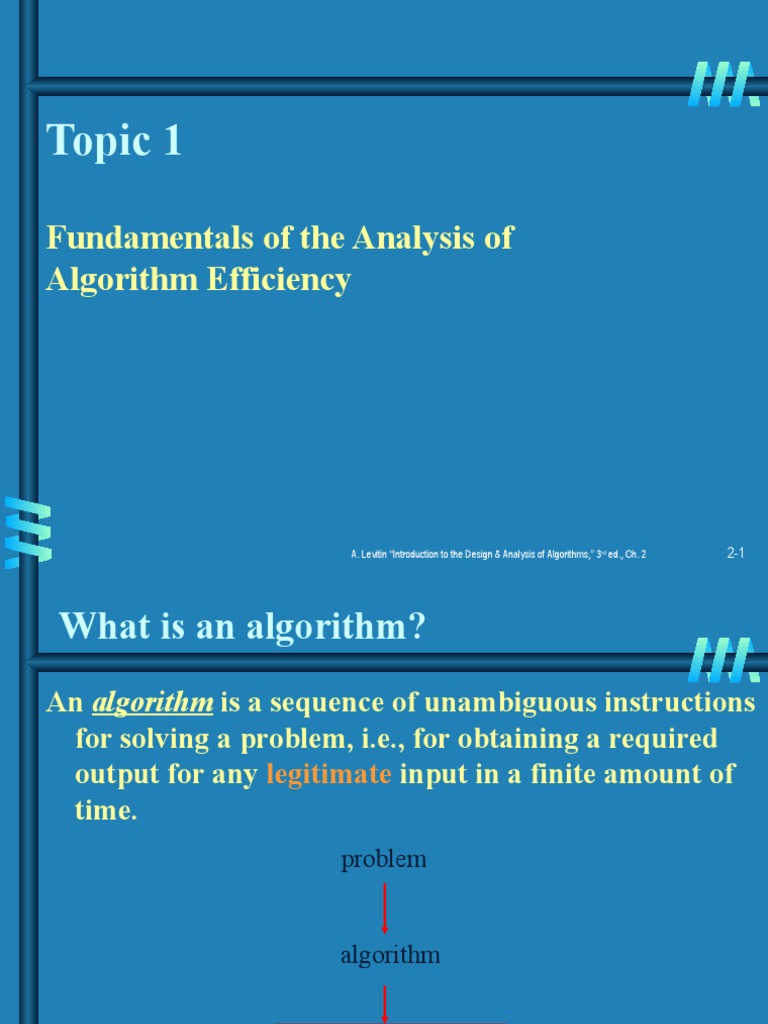 01 Fundamentals Of The Analysis Of Algorithm Efficiency Pdf Algorithms Time Complexity
