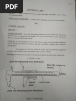 Worksheet - Vernier Caliper and Micrometer PDF | PDF
