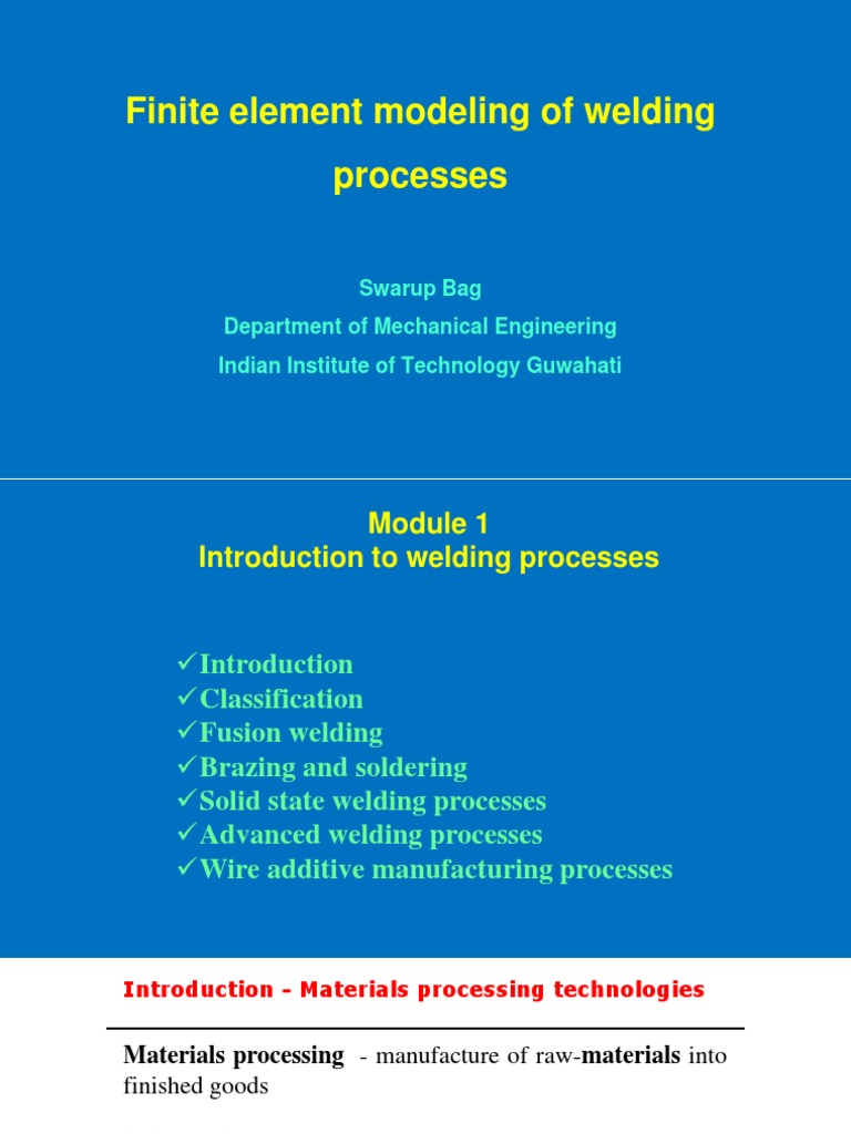 Modeling Welding Processes Through a Multiscale Finite Element Approach ...