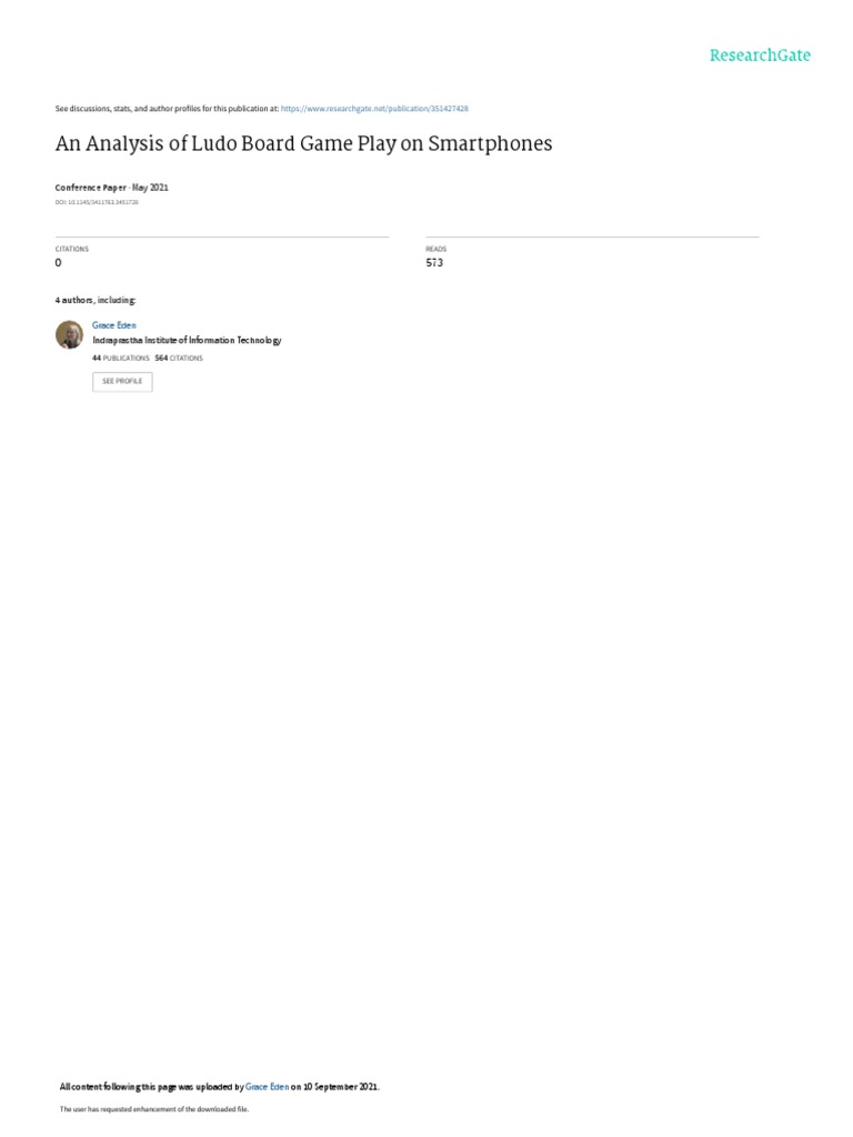 Ludo Chi LBW Preprint | PDF | Mobile App | Google Play