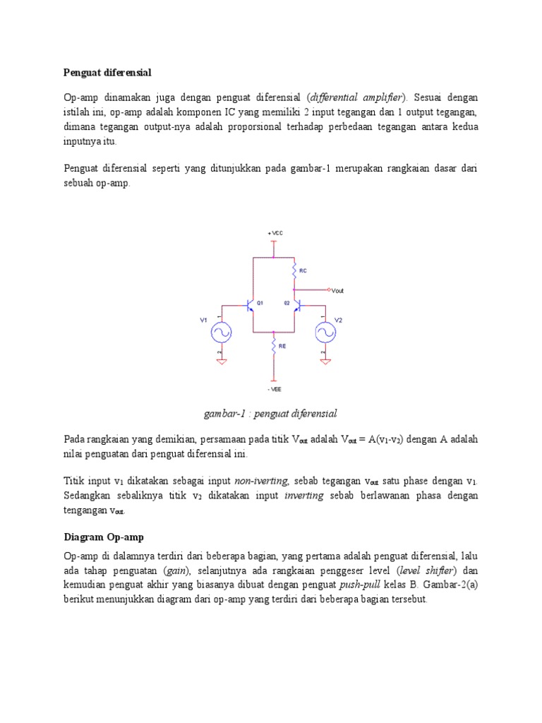 Penguat Diferensial | PDF
