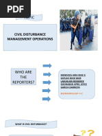 Civil Disturbance Management | PDF | Civil Disorder | Use Of Force