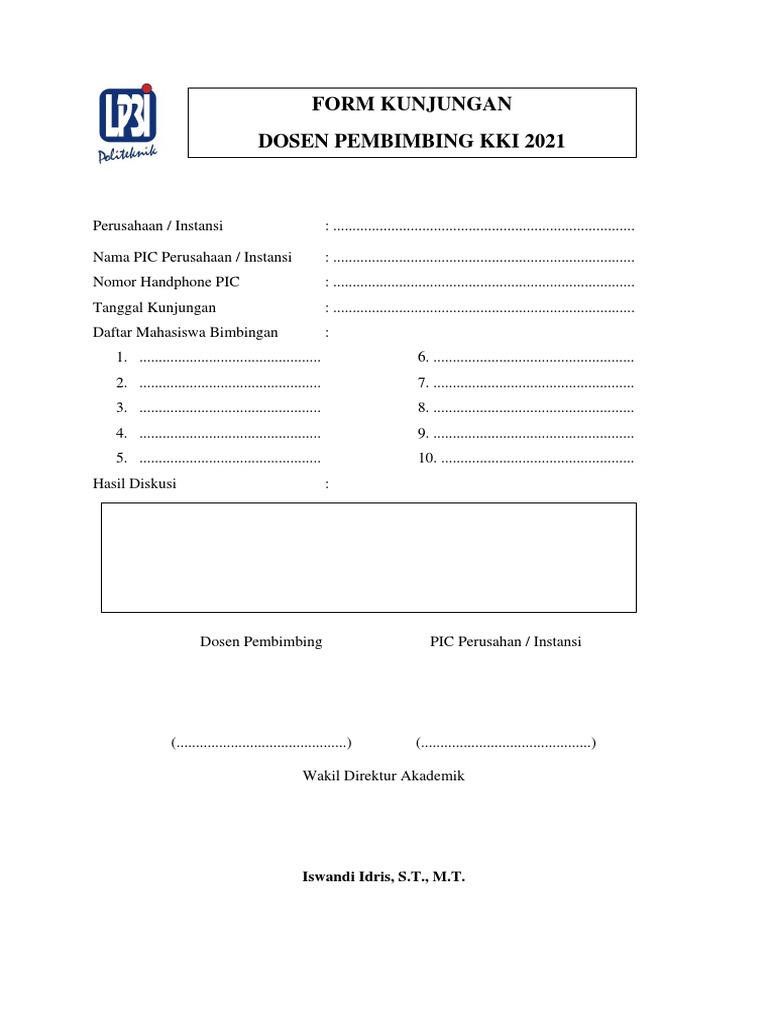 Form Penilaian KKI Mahasiswa 2021 | PDF