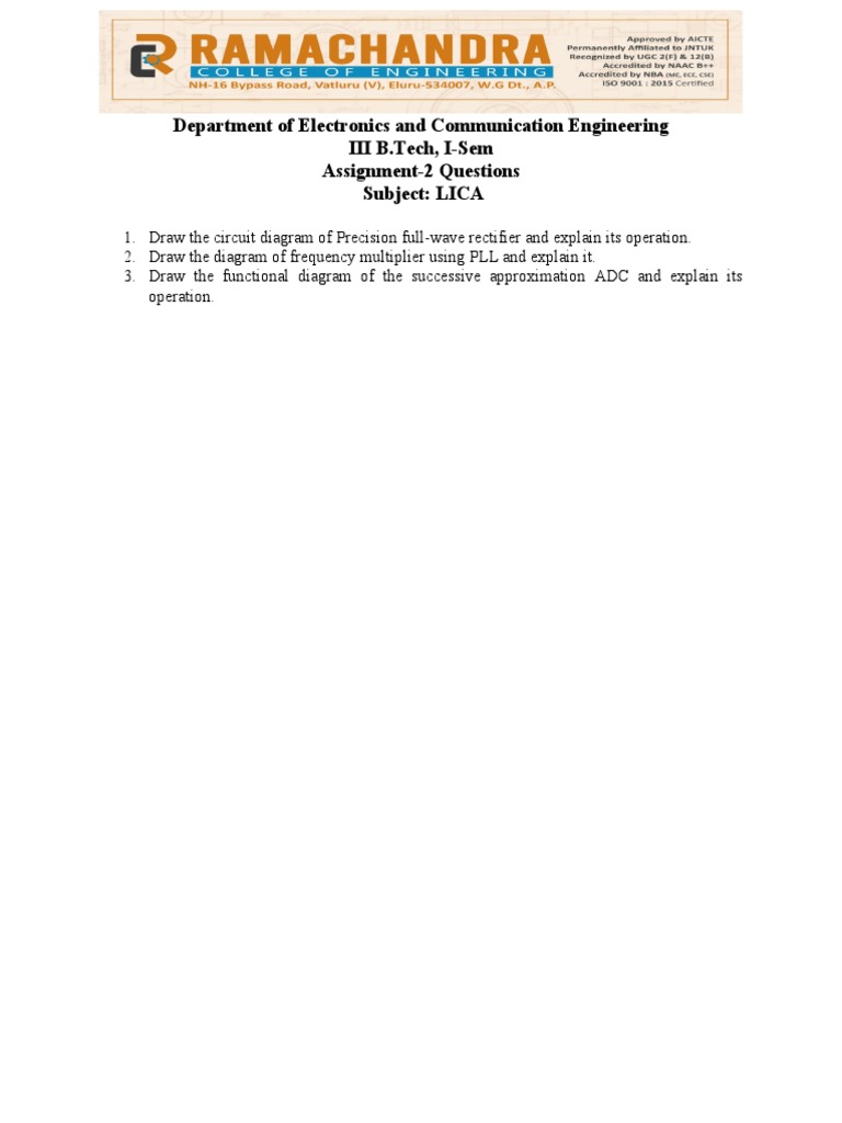 LICA Assignment-2 Questions | PDF