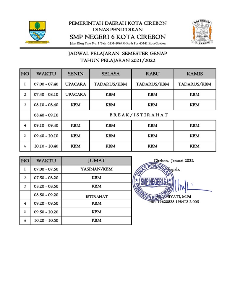 Jad Pel 2021-2022 Genap DGN Yasinan | PDF