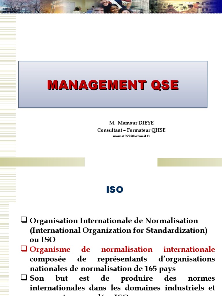 Management QSE : Concepts et Pratiques | PDF | Système de management de ...