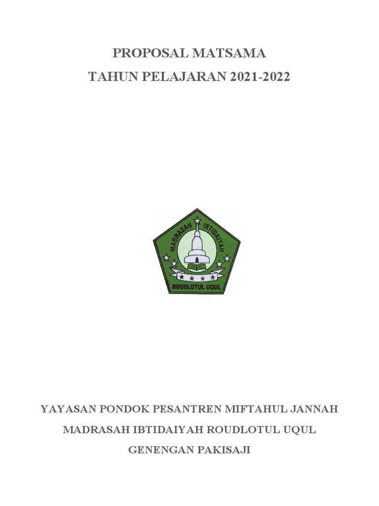 Proposal Matsama | PDF