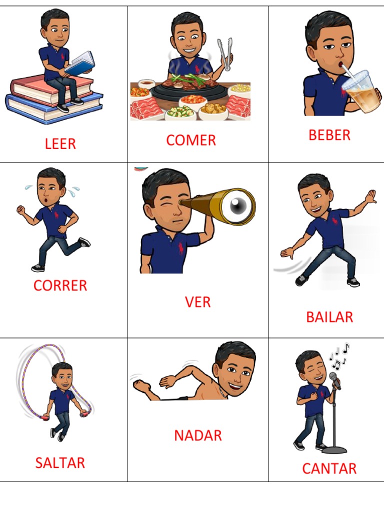 Verbos en Infininitivo Ar, Er Ir | PDF