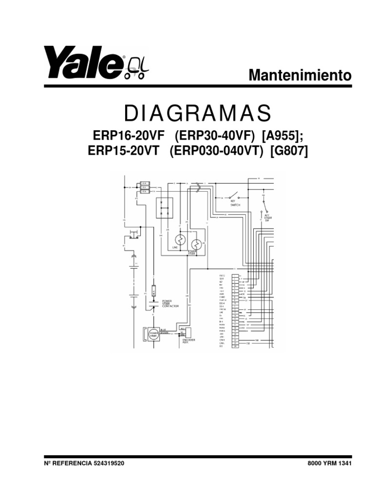 ERP040VF - Diagrama Eléctrico | PDF | Máquina elevadora | Bienes ...