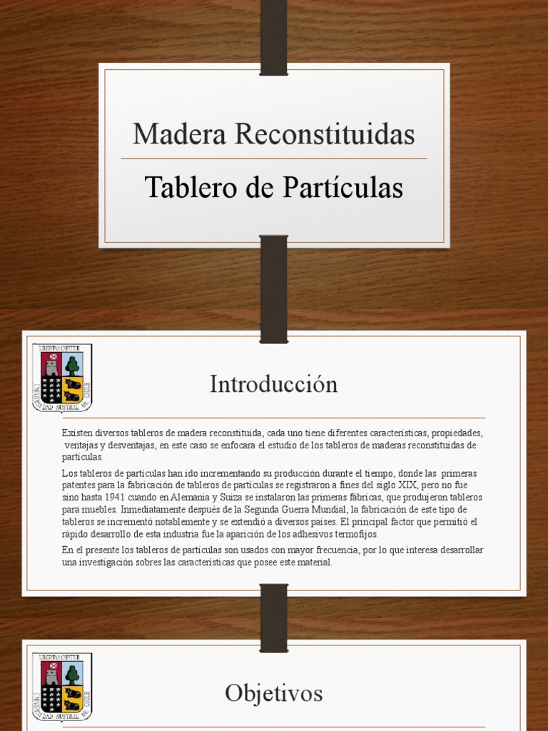 Madera Reconstituidas | PDF | Madera | Materiales