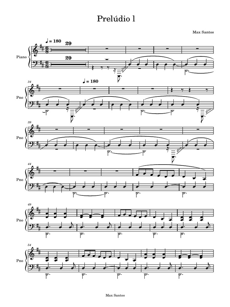 Prelúdio 1 Piano | PDF