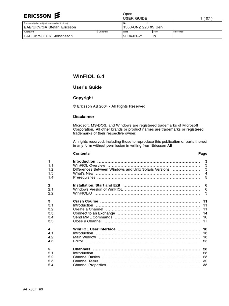 E WinFIOL 6 4 Users Guide | PDF