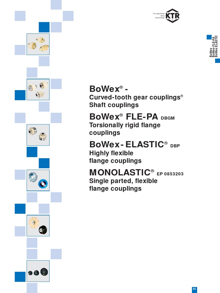 Bowex - : Curved-Tooth Gear Couplings Shaft Couplings | PDF | Physical ...