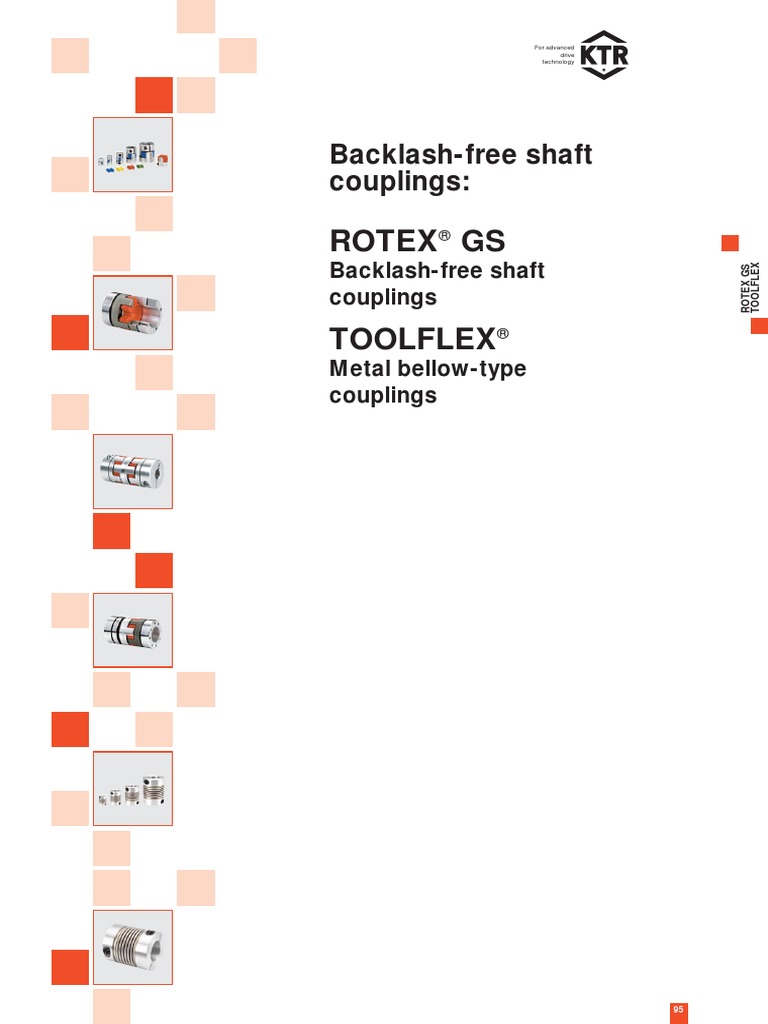 Rotex GS: Backlash-Free Shaft Couplings | PDF | Transmission (Mechanics ...