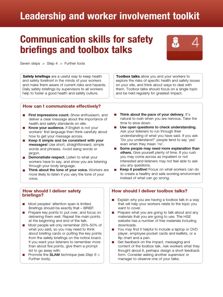 Communications Toolbox Talks | PDF