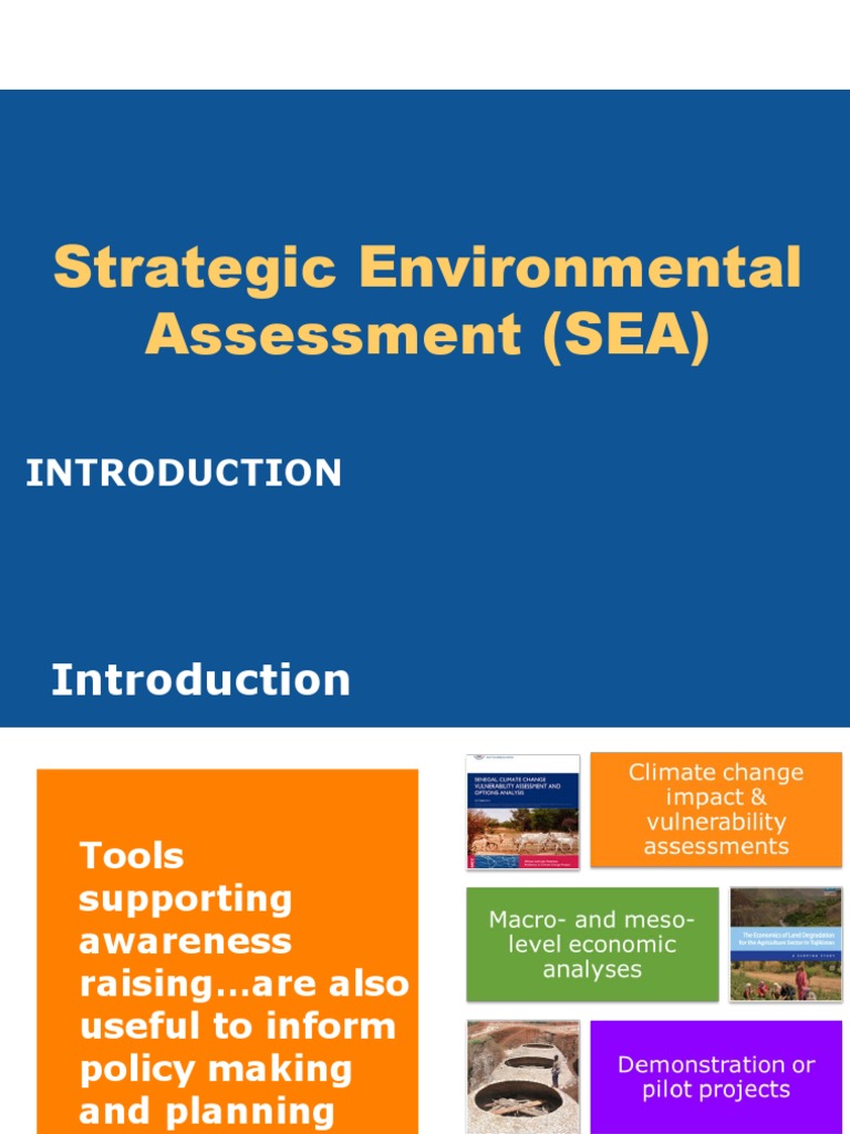 Strategic Environmental Assessment (SEA) | PDF | Environmental Impact ...