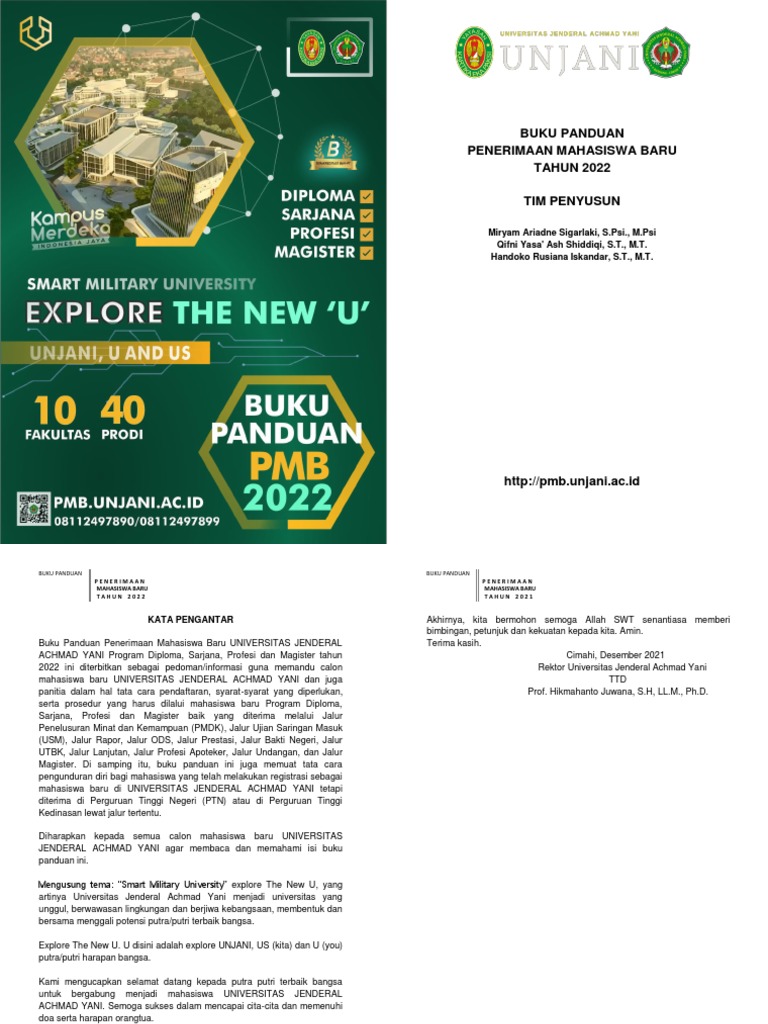 Buku Panduan PMB 2022 23122021 | PDF