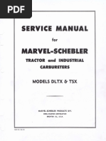 Marvel-Schebler Carburetor Manual | PDF | Carburetor | Throttle