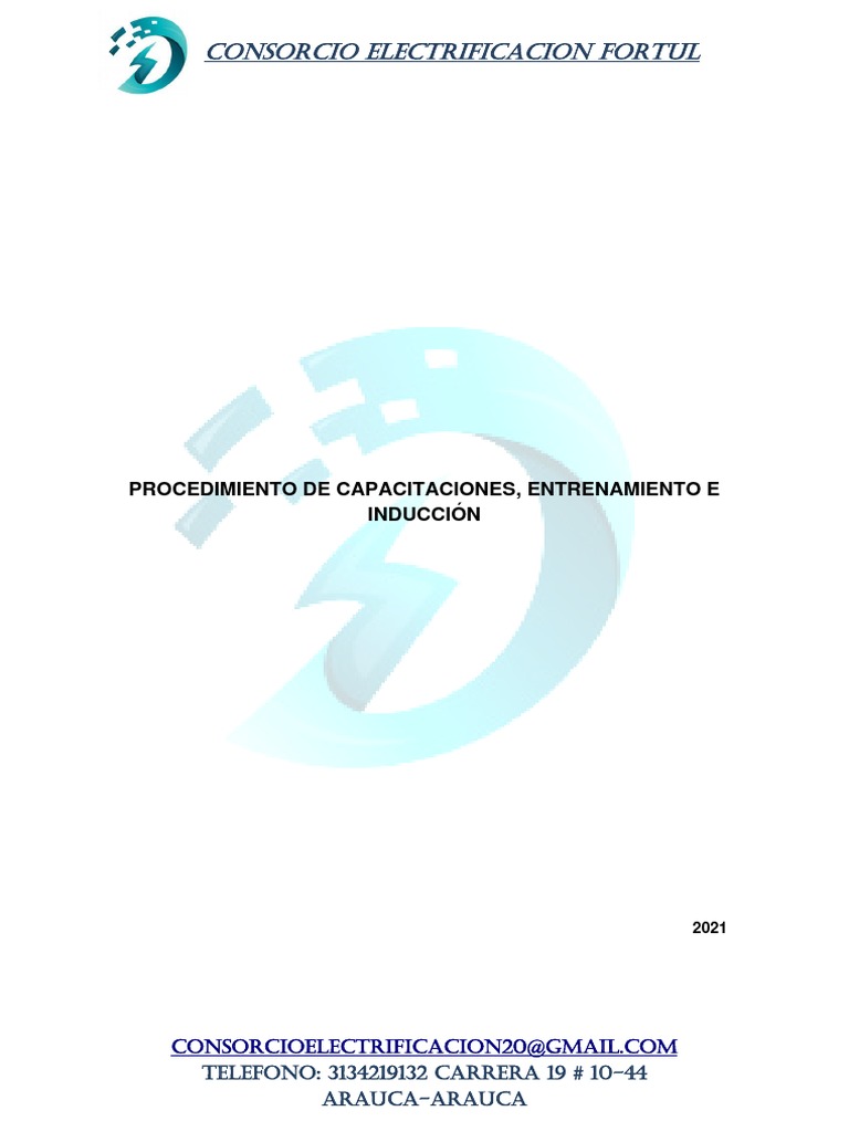 Anexo 15. Procedimiento de Induccion | PDF | Business | Razonamiento inductivo