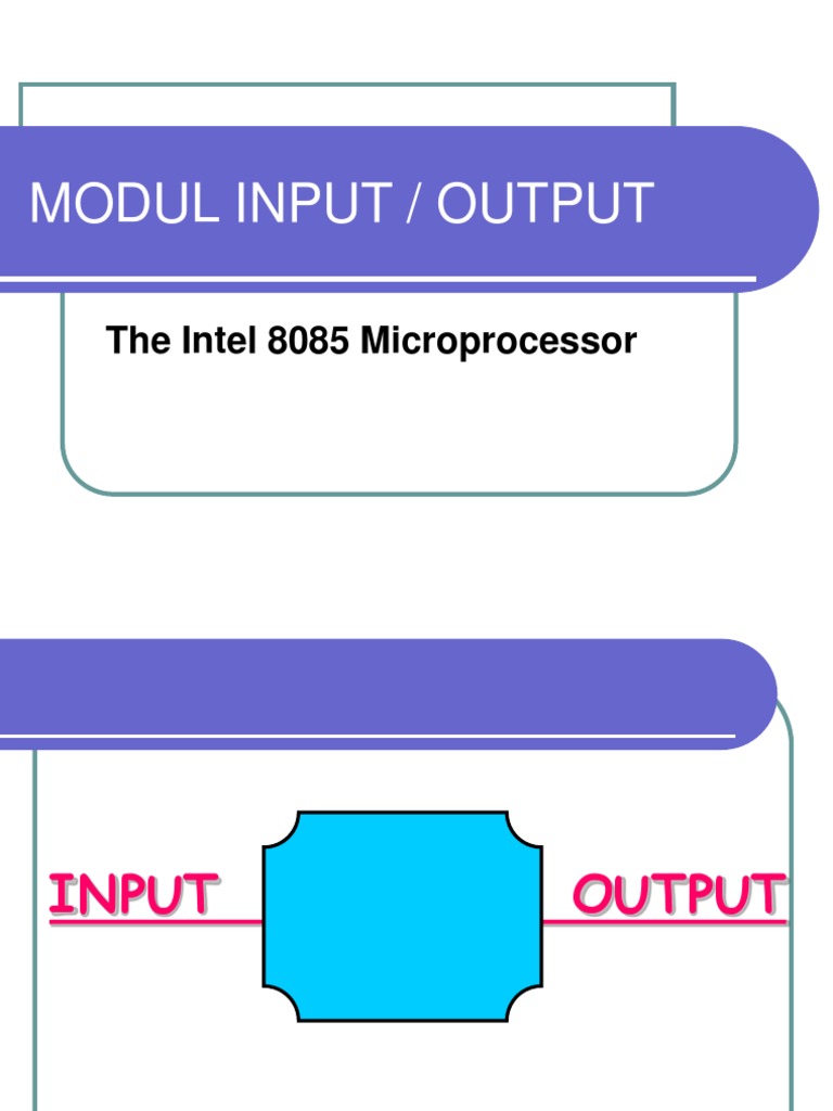 8085 Programmed Io | PDF