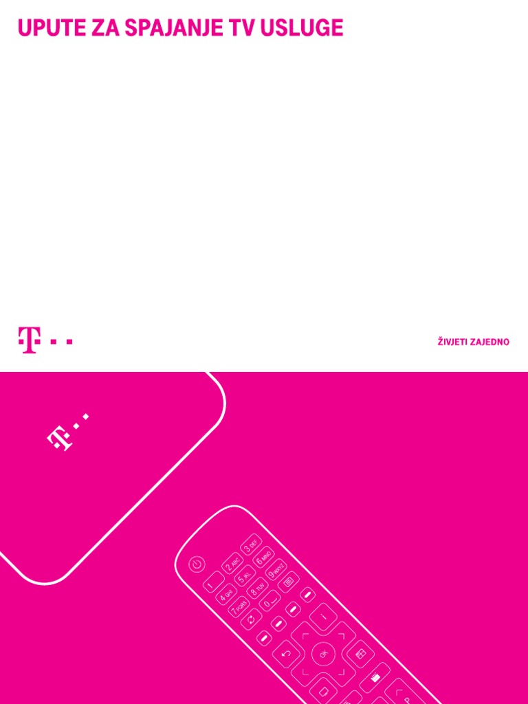 MAXtv Upute Za Spajanje TV Usluge | PDF
