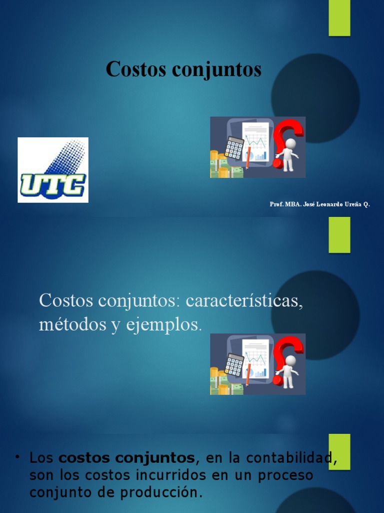 Costos Conjuntos | PDF | Costo | Medición