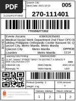 Sample JNT Waybill | PDF