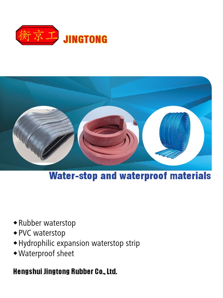 Waterstop Catalog | Descargar gratis PDF | Concrete | Polyvinyl Chloride
