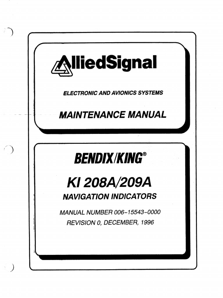 KI209A Maintenance | PDF