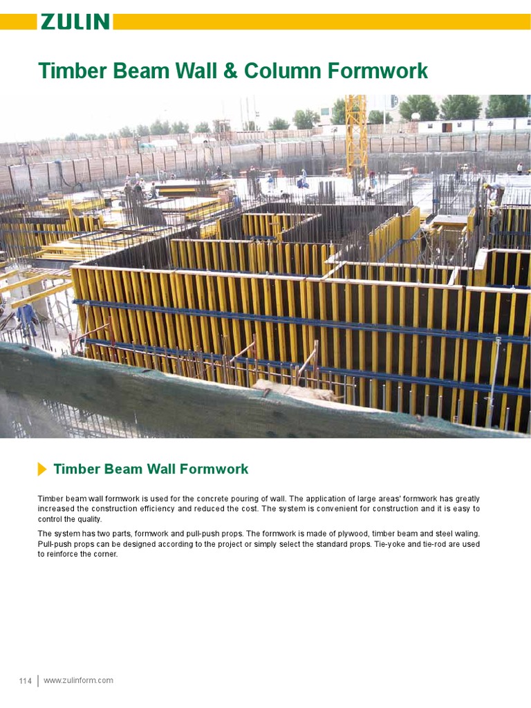 Zulin - Wall Formwork | PDF | Beam (Structure) | Lumber