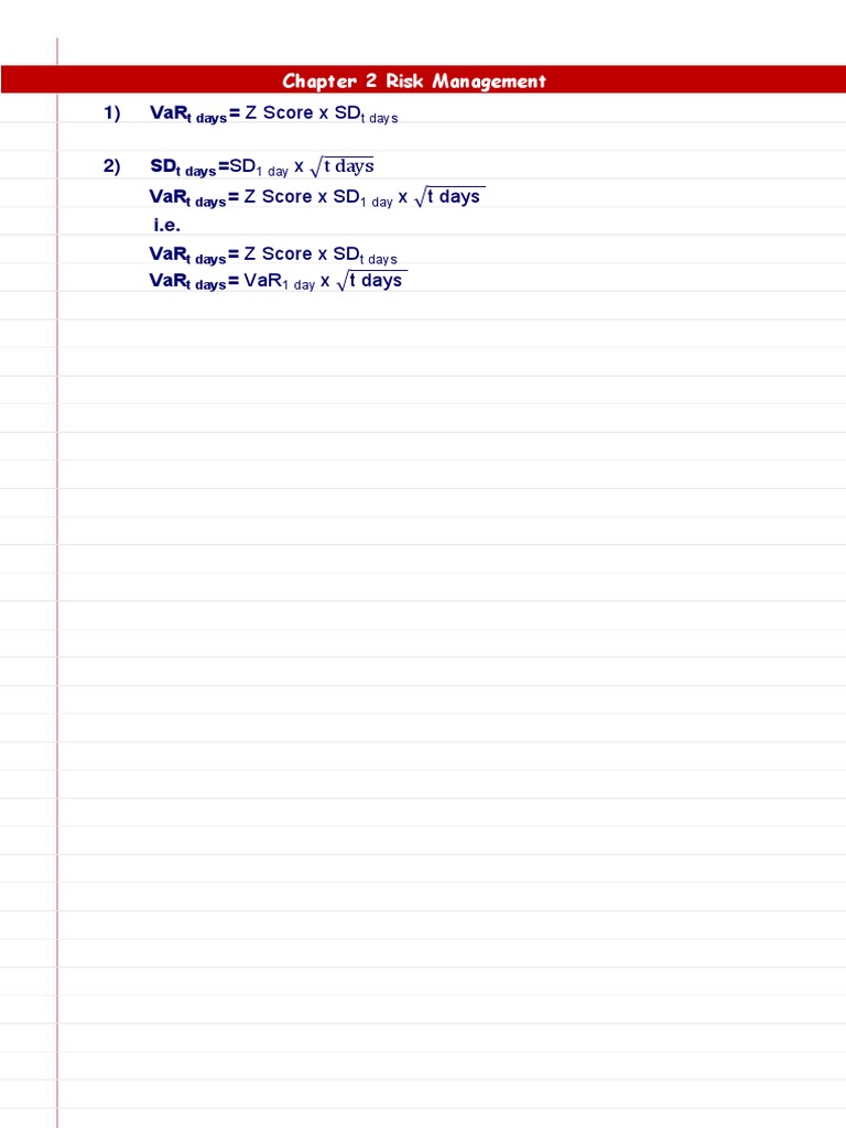 SFM Formula Book | PDF | Free Cash Flow | Bond Duration