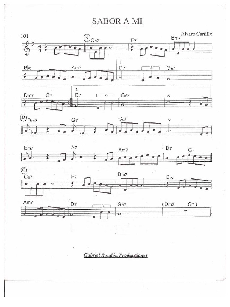 Partituras de Boleros | PDF